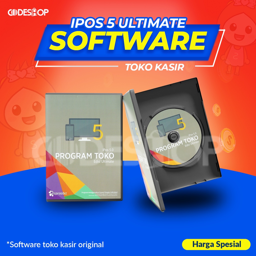 Jual SOFTWARE PROGRAM KASIR TOKO MINIMARKET iPos 5 | iPos 5.0 Ultimate | Shopee Indonesia