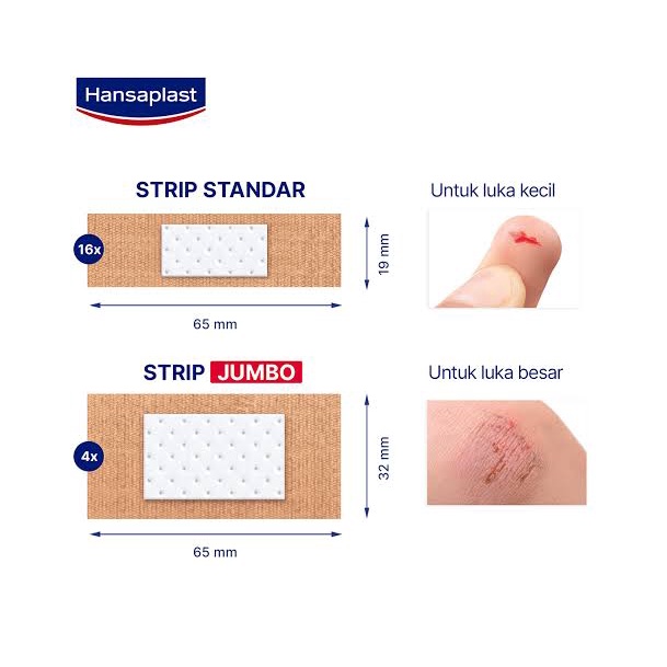Jual Hansaplast ukuran Standard / Jumbo / Junior Fun anak-anak plester ...