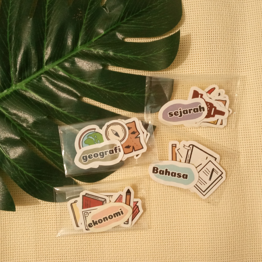 Jual Sticker Education / Sticker Stiker Mata Pelajaran Biologi/Kimia ...