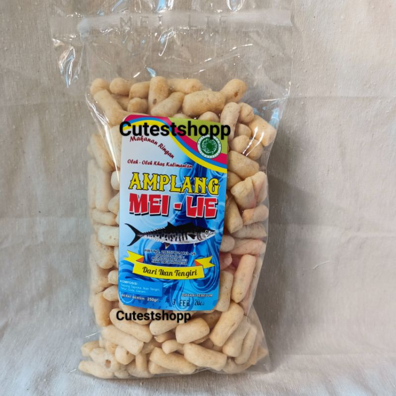 Jual Amplang Meilie/Amplang Mei lie/Kerupuk Ikan Tenggiri 250gr ...