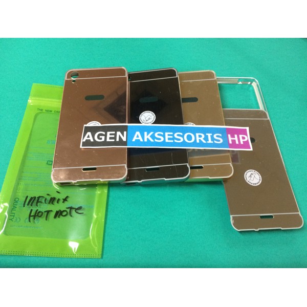 Jual Mirror Case Infinix Hot Note 1 X551 5.5" Bumper Luxury Mirror ...