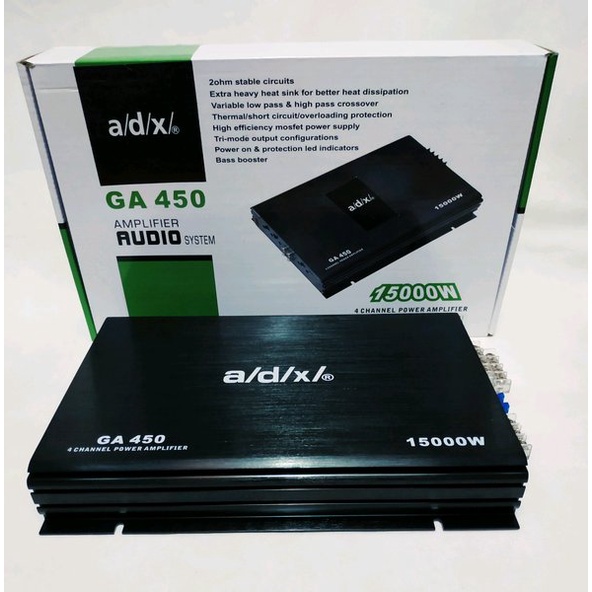 Jual Power ADX GA450 - 4CH MOSFET - Car Audio Amplifier ezee_st ...