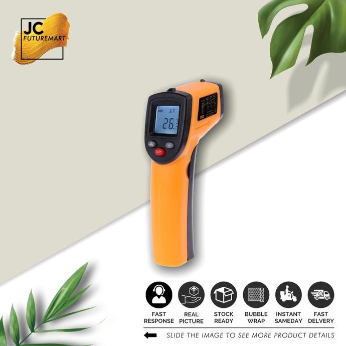 Jual Digital Infrared Thermometer / Ir Termometer / Laser Termo Gun ...