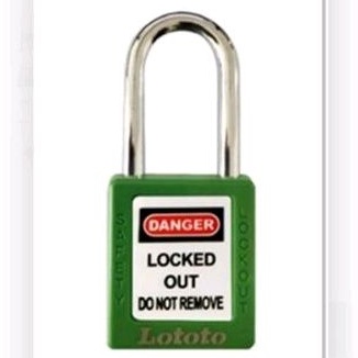 Jual LOTOTO L410 Hijau, Gembok Safety Loto Padlock Safety Lockout ...