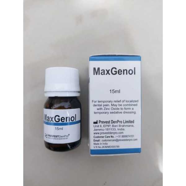 Jual Maxgenol Eugenol Denpro isi 15ml / Dental Eugenol Minyak cengkeh ...