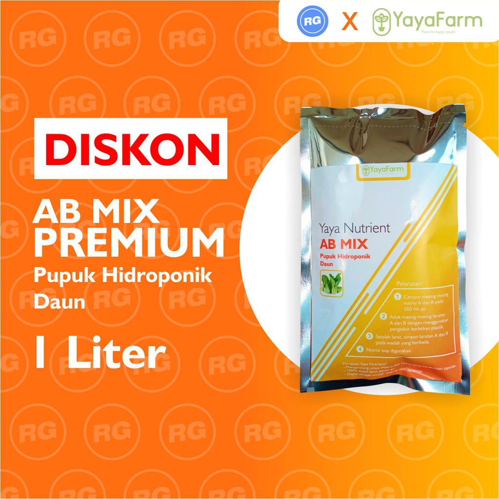 Jual Larutan Pekatan Pupuk Nutrisi AB Mix ABMix Hidroponik Premium ...