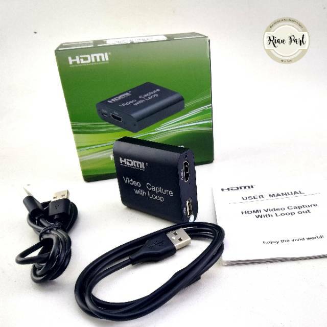 Jual HDMI video capture mini USB 3.0 suport vmix dan obs for mixing ...