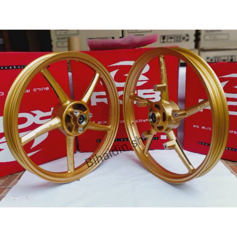 Jual velg rcb sp 522 ring 17 160/185 palang 5 satria fu carbu/fi 150 ...