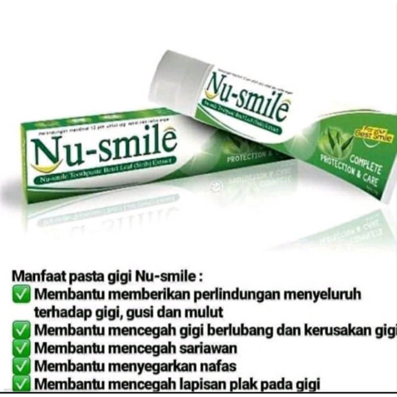 Jual Nu-Smile pasta gigi asli HWI nu smile original | Shopee Indonesia