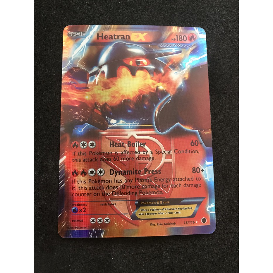 Jual Kartu Pokemon TCG Sun&Moon Heatran EX (harga/kartu) | Shopee Indonesia