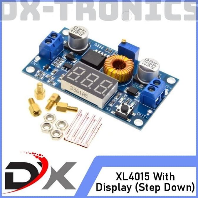 Jual Xl4015 Dc To Dc Step Down Buck Converter 5A Xl-4015 Display Voltmeter | Shopee Indonesia