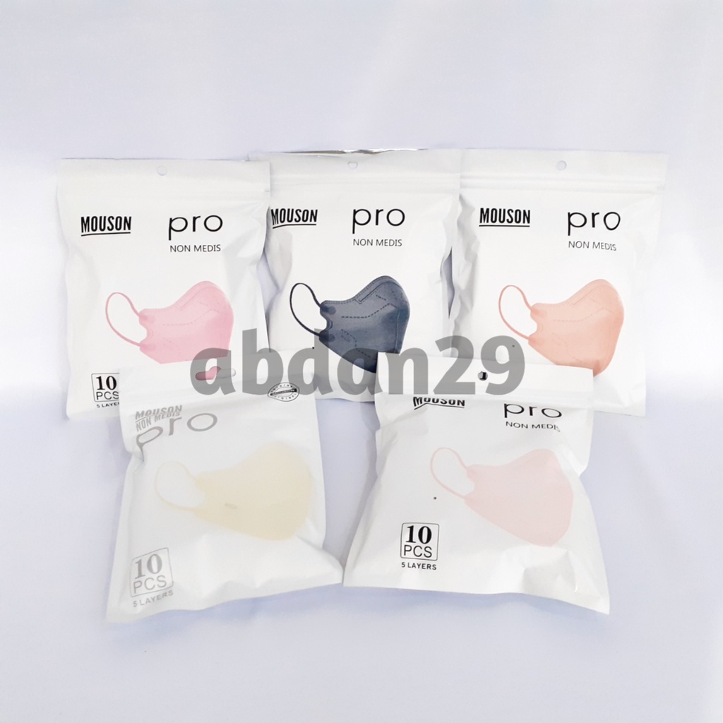 Jual Masker KN95 MOUSON PRO 5 PLY isi 10 Pcs | Shopee Indonesia