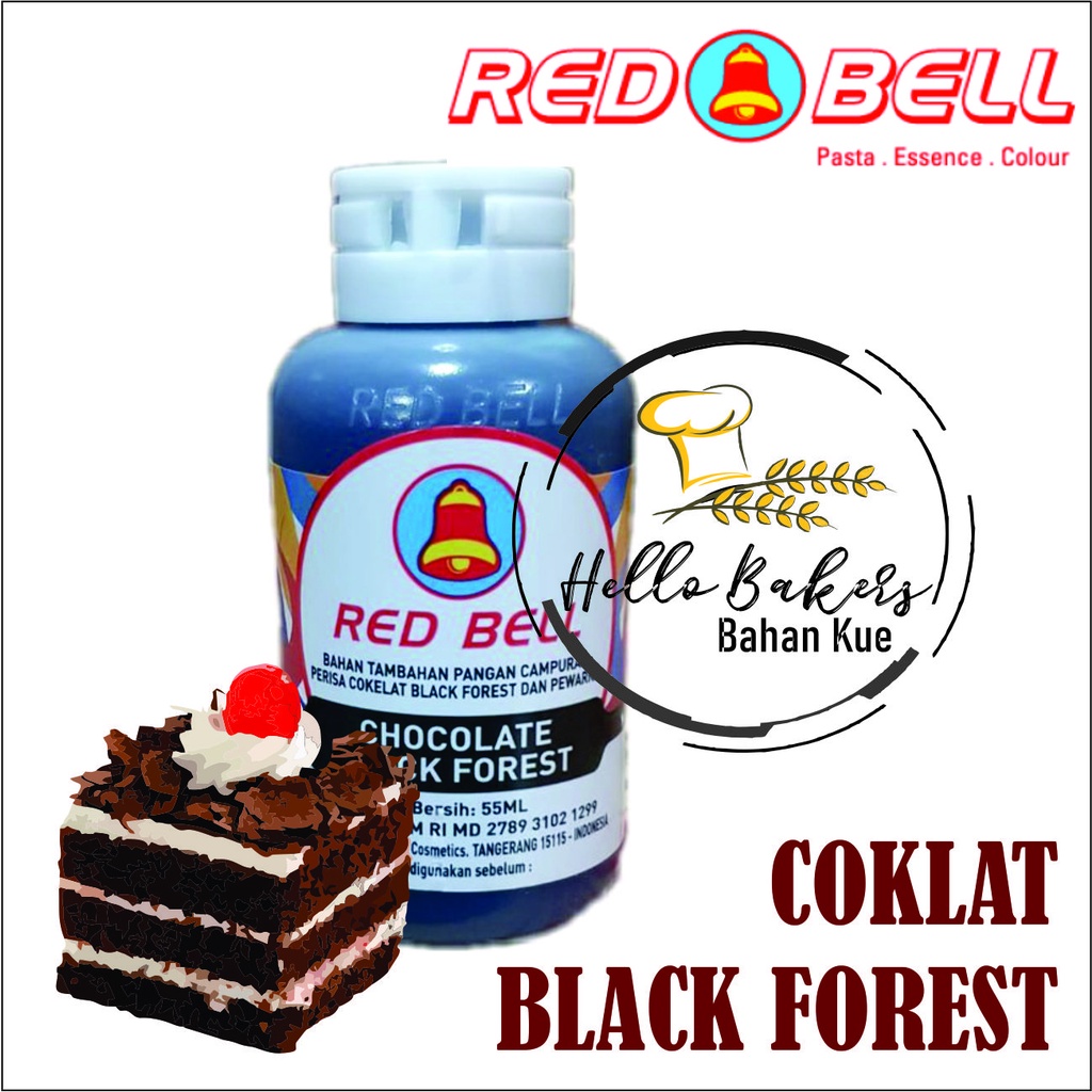 Jual RED BELL COKLAT BLACK FOREST 55 ML / RED BELL PASTA / BLACK FOREST ...