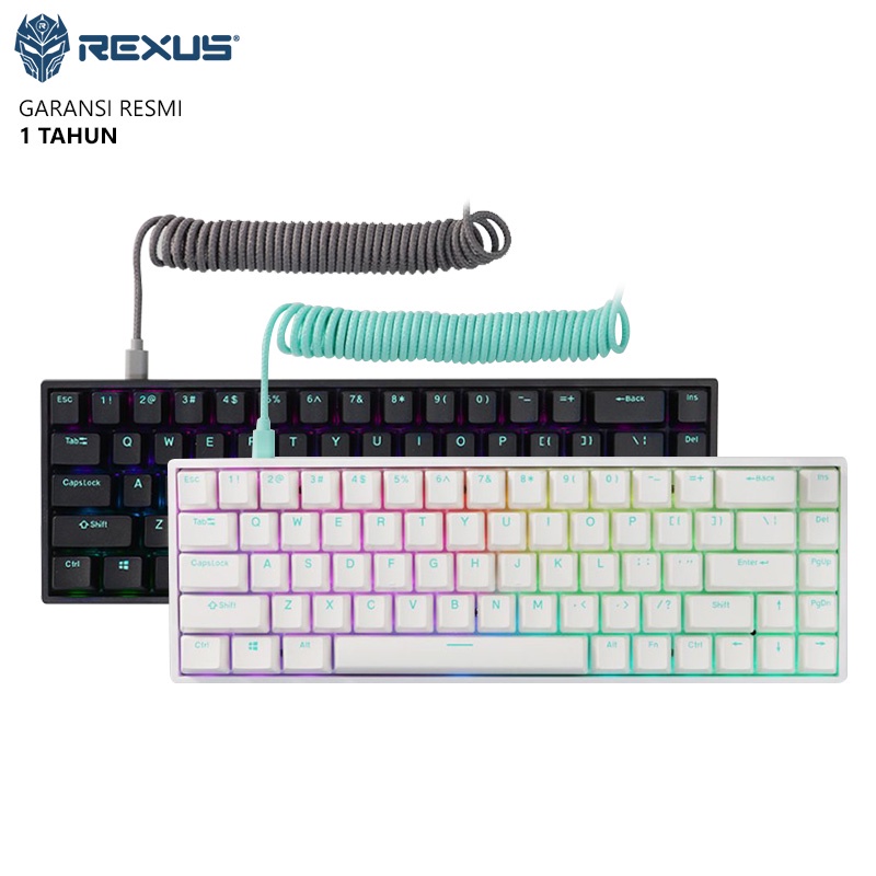 Jual Rexus Daiva D68SF Keyboard Gaming Mechanical South Facing ...