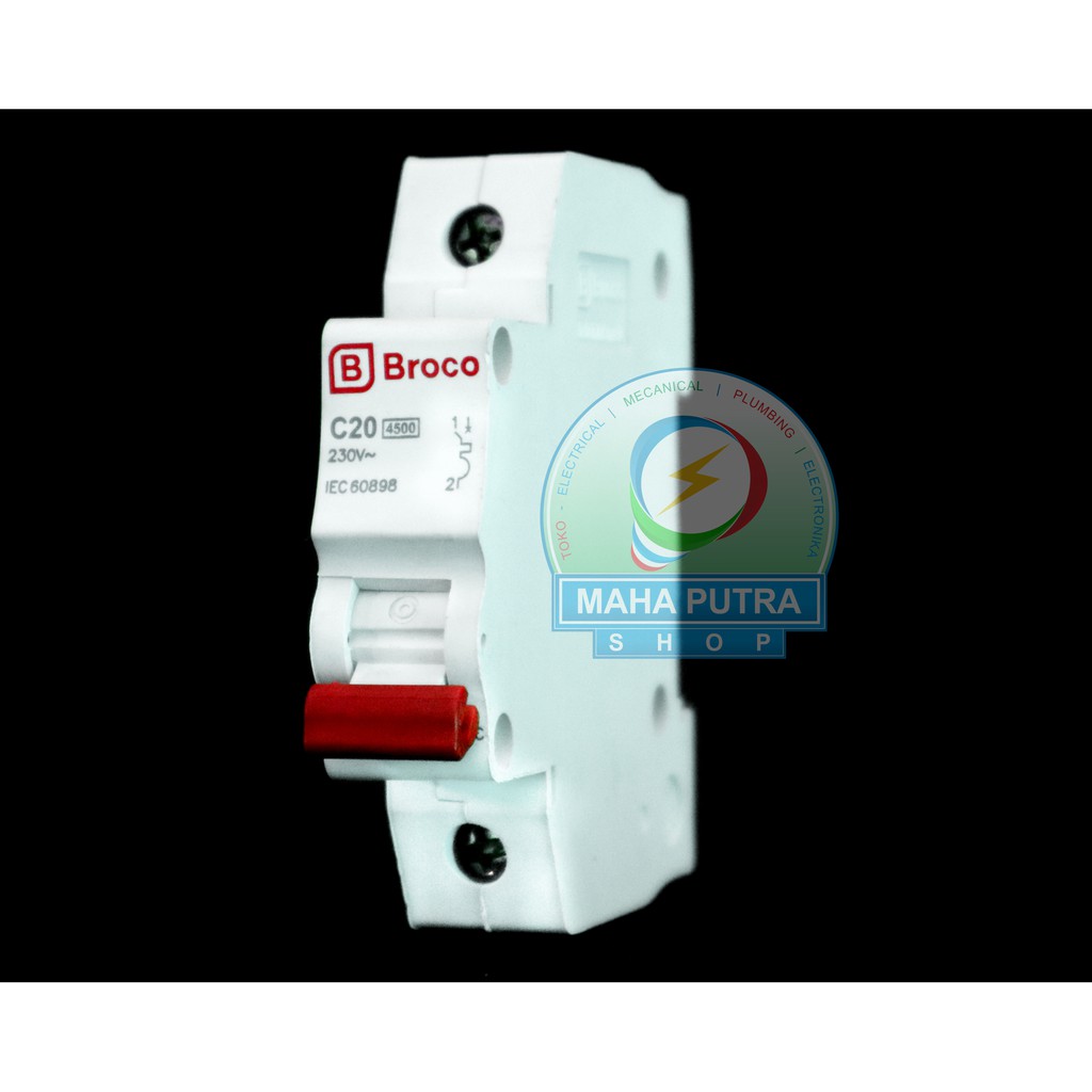 Jual MCB 1 PHASE 20 AMPERE MERK BROCO BEST SELLER | Shopee Indonesia