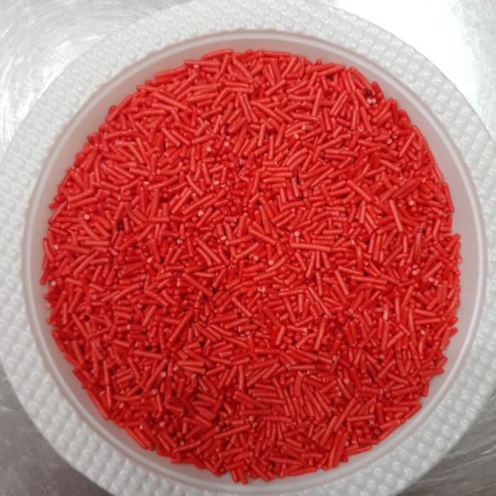 Jual Meses LAGIE RED 500 gram coklat 1 warna butir merah | Shopee Indonesia