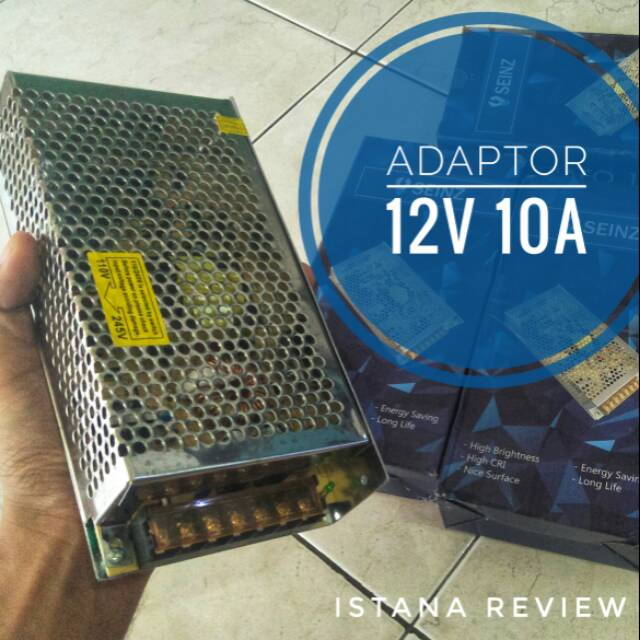 Jual Adaptor Power Supply Charger Murni Adaptor Jaring 12V 10A / 12V ...