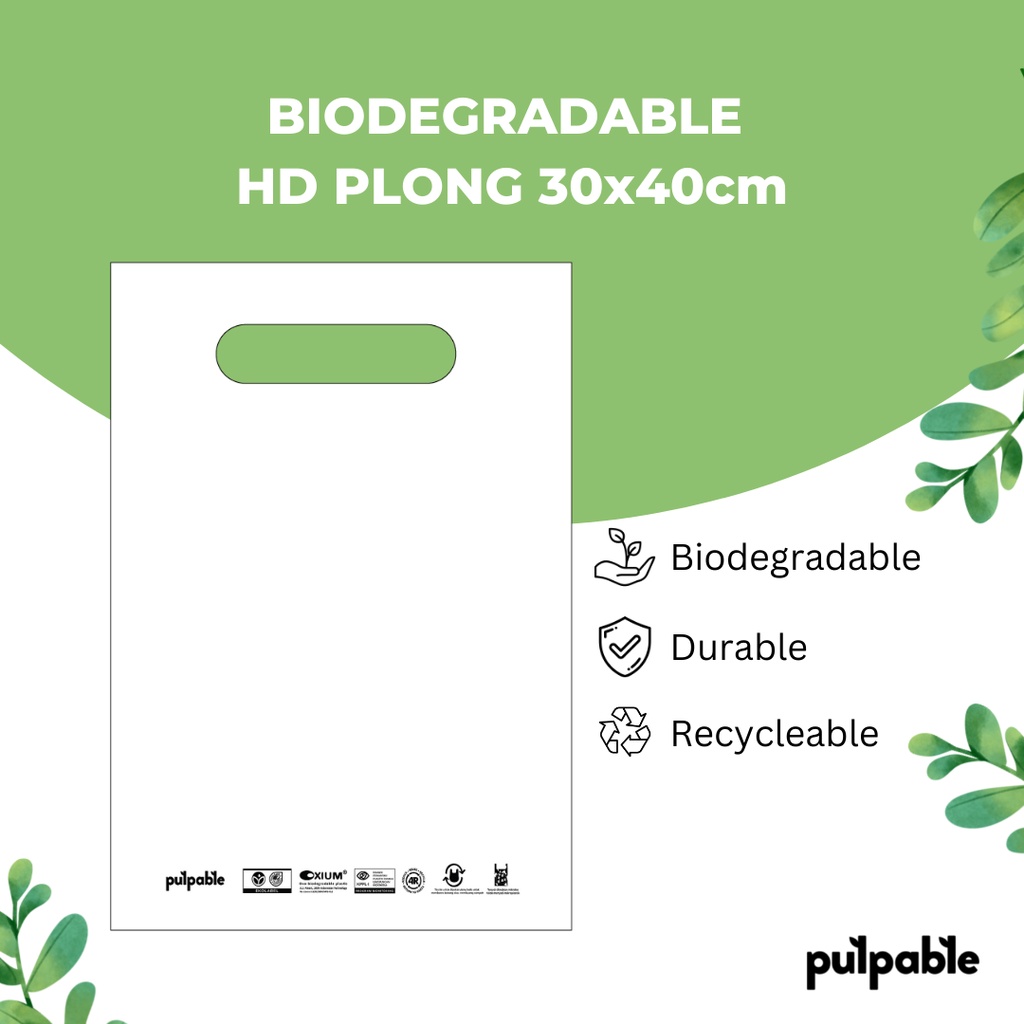 Jual Biodegradable HD Plong 30x40 cm Ramah Lingkungan / Eco friendly ...