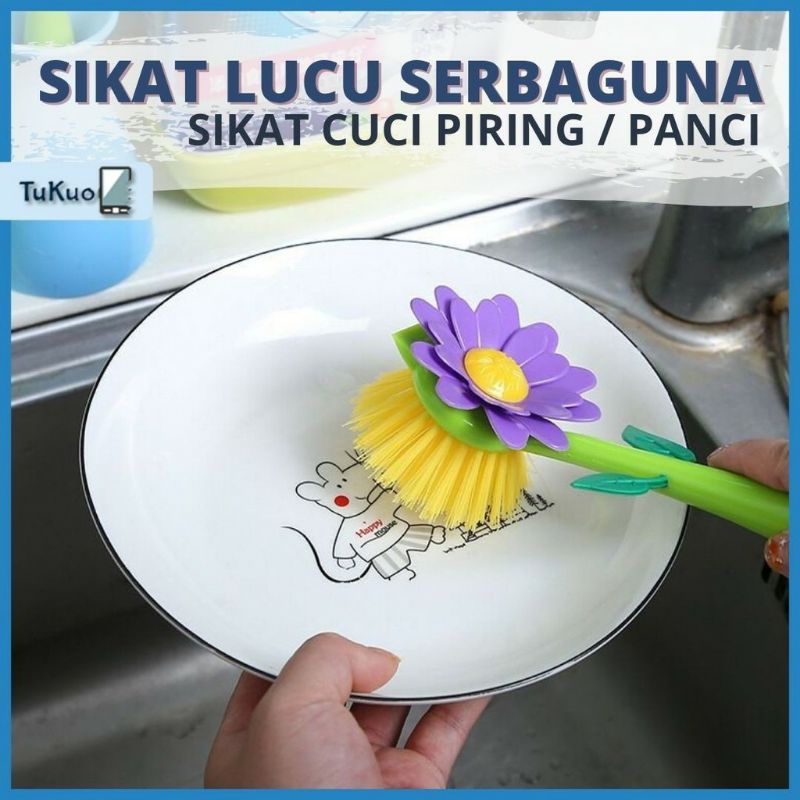 Jual melind_store SIKAT PANCI / GOSOK PANCI CUCI PIRING MODEL BUNGA ...