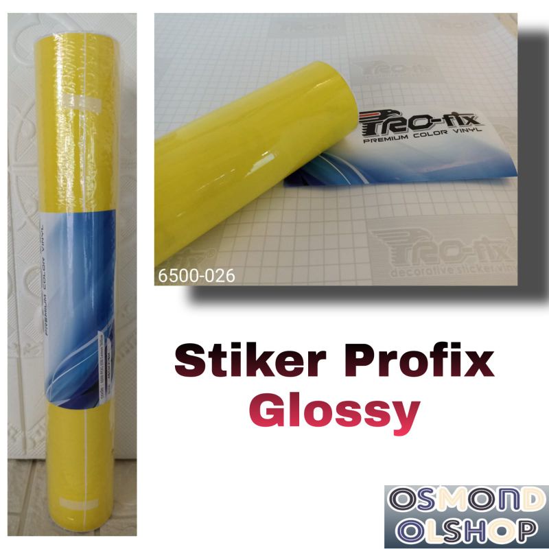 Jual Stiker Scotlite Profix Kuning Lemon 026 Glossy (Per Meter ...