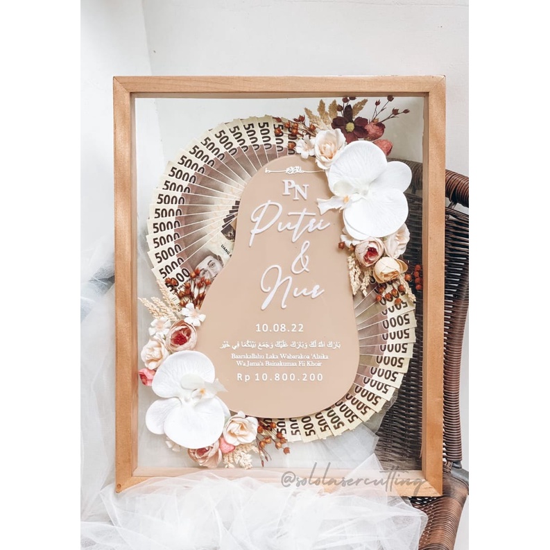 Jual ABSTRACT BOTANIQUE SERIES 25X35 MAHAR PERNIKAHAN WEDDING HANDOVER ...