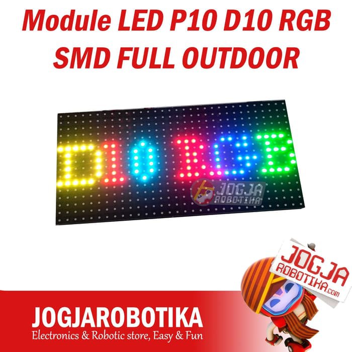 Jual MODULE LED P10 D10 KS F-50 RGB SMD FULL OUTDOOR CAI LIANG 6500CD ...