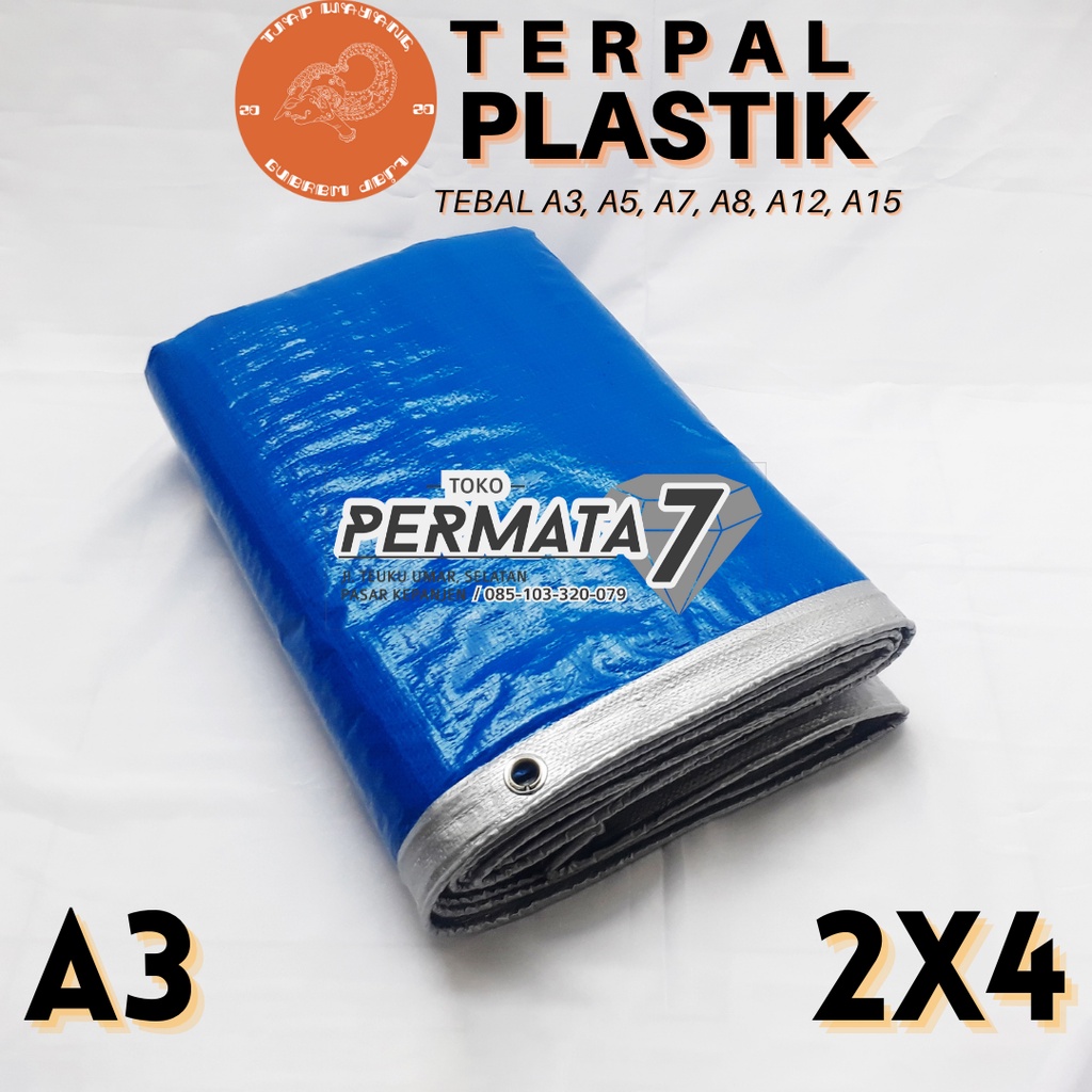 Jual Terpal Plastik A3 ukuran 2x4 | Terpal Lembaran | Terpal Lesehan ...
