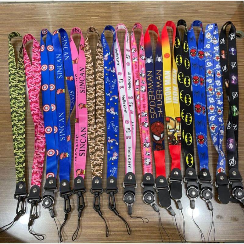 Jual Tali Hp Motif Karakter / Tali Hp Branded (Gantungan Hp) | Shopee ...