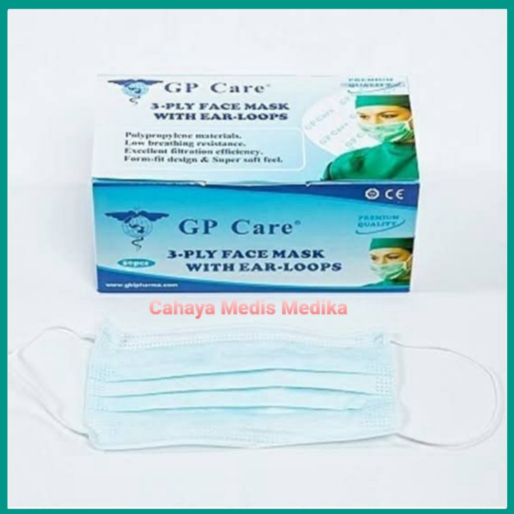 Jual GP Care Masker Medis Earloop/Cantol | Shopee Indonesia