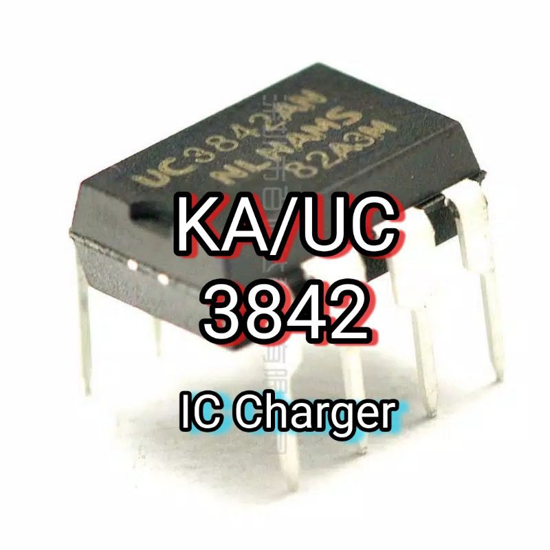 Jual IC charger Sepeda listrik KA3842 UC3842 switching ic cas motor listrik kemasan DIP 3842 ...