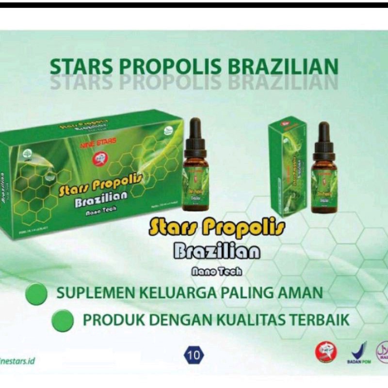 Jual Stars Propolis Brazilian Nano Tech Propolis Star Satuan 1 Botol 10 ...