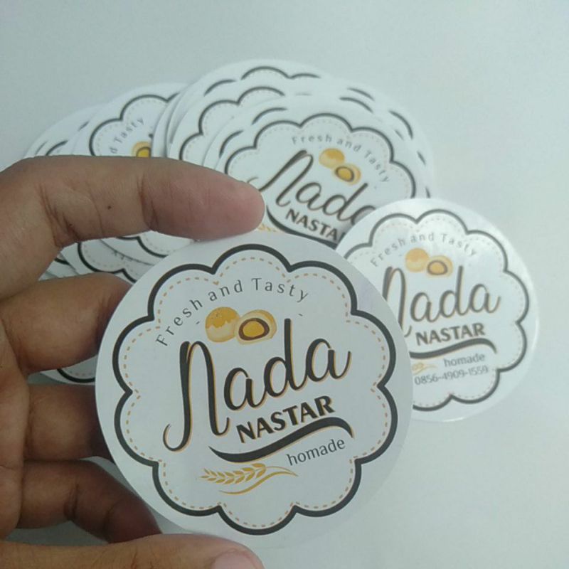 Jual Sticker kue kering 1 lembar A3 plus potong lingkaran | Shopee ...