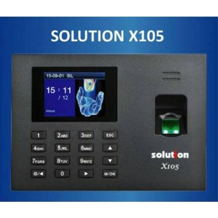 Jual MESIN ABSEN FINGERPRINT ABSENT SOLUTION X 105 | Shopee Indonesia