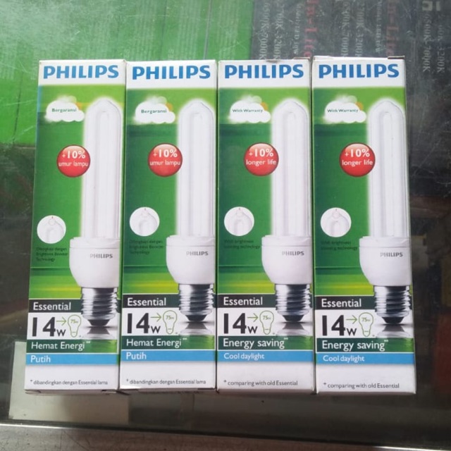 Jual Lampu philips essential 14 Watt | Shopee Indonesia