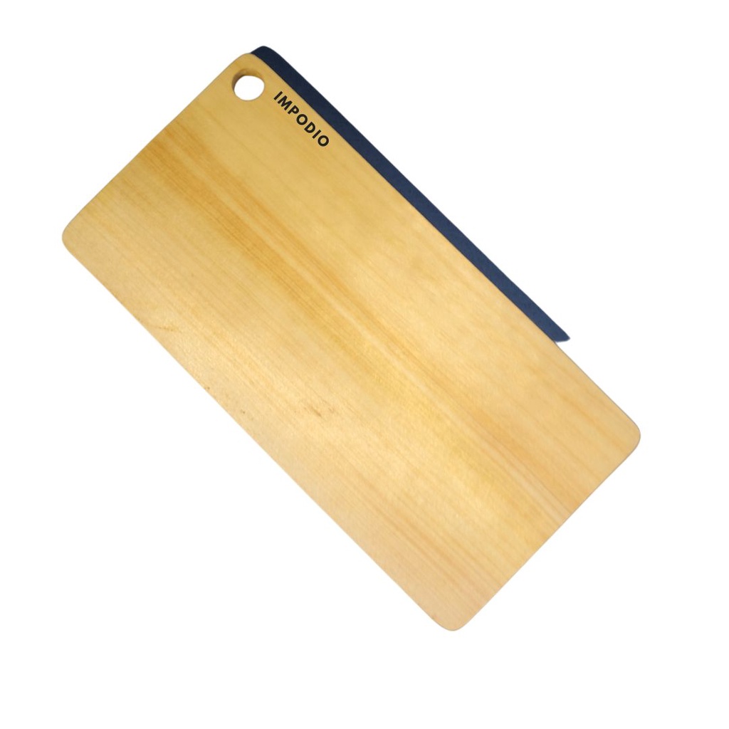 Jual IMPODIO Talenan kayu kotak plong / wooden cutting board 30x15cm ...