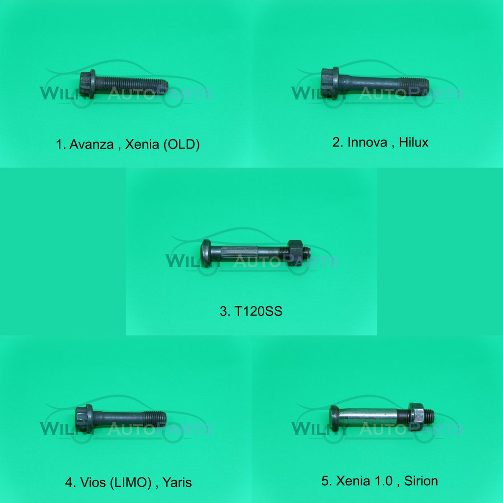 Jual Baut Stang Seher / Baut Con Rod (Genuine) (ORI) Avanza Xenia Yaris ...