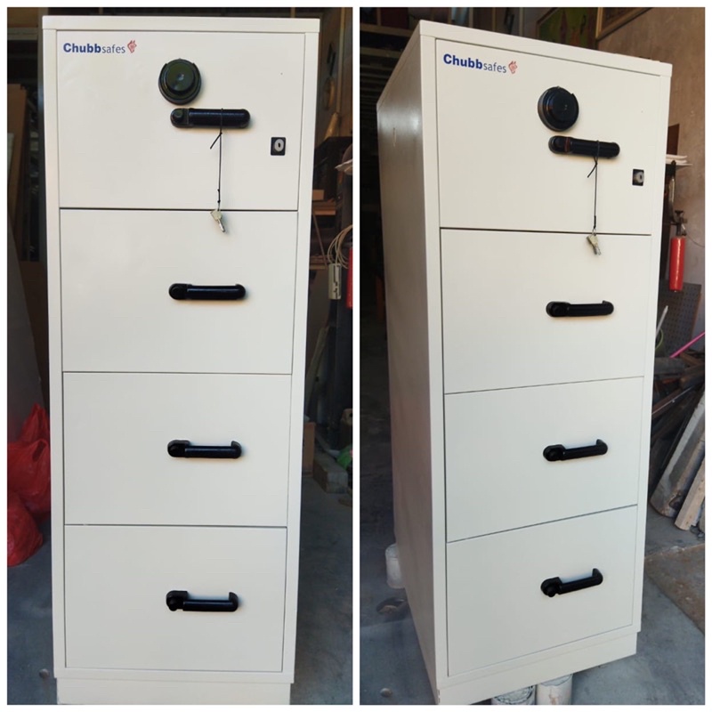 Chubb Fireproof 4 Drawer Filing Cabinet | Cabinets Matttroy