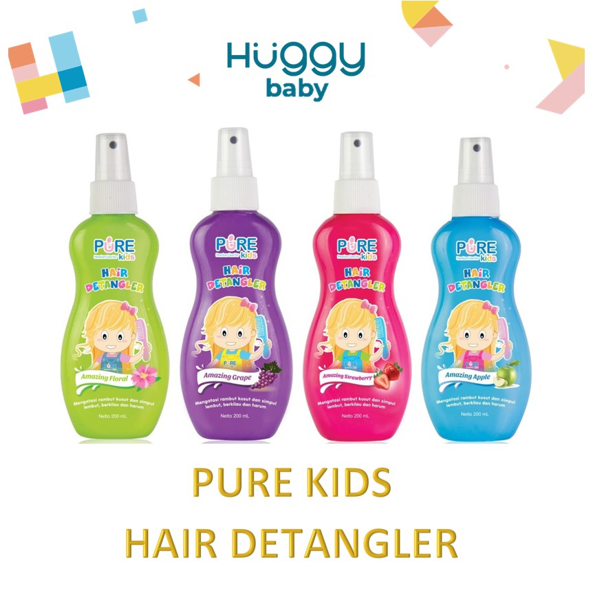 Jual Pure Kids Hair Detangler 200ml | Shopee Indonesia