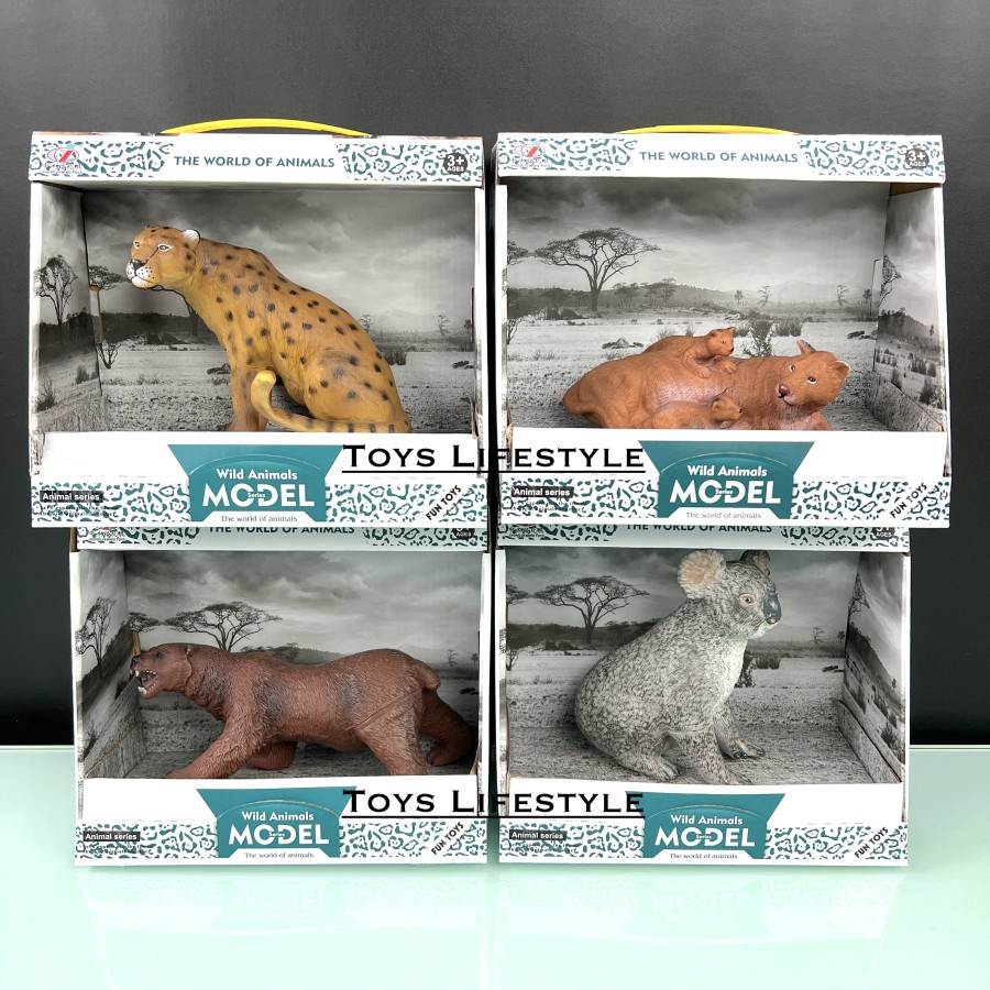 Jual Mainan Pajangan Model Binatang Hewan Buas Wild Animals Model ...