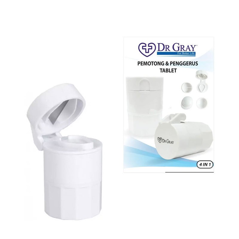 Jual Alat Pemecah Obat Multifungsi Kotak Obat Saku / Pill Case ...