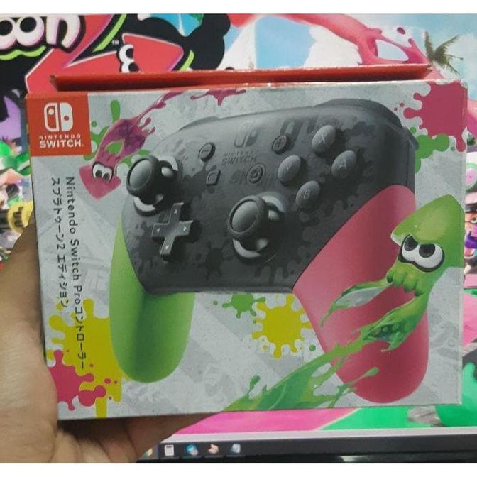 Jual Stick Gamepad Nintendo Switch Pro Controller Splatoon 2 Edition ...