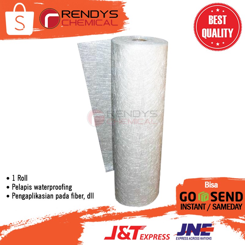 Jual Serat Fiber Aquaproof - Fiberglass Matt - Fiber Glass Mat 1 Roll ...