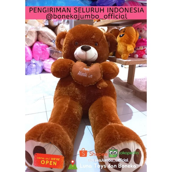 Jual CUSTOME BONEKA SUPER JUMBO PART 2| Ukuran boneka 1,5 METER BISA ...