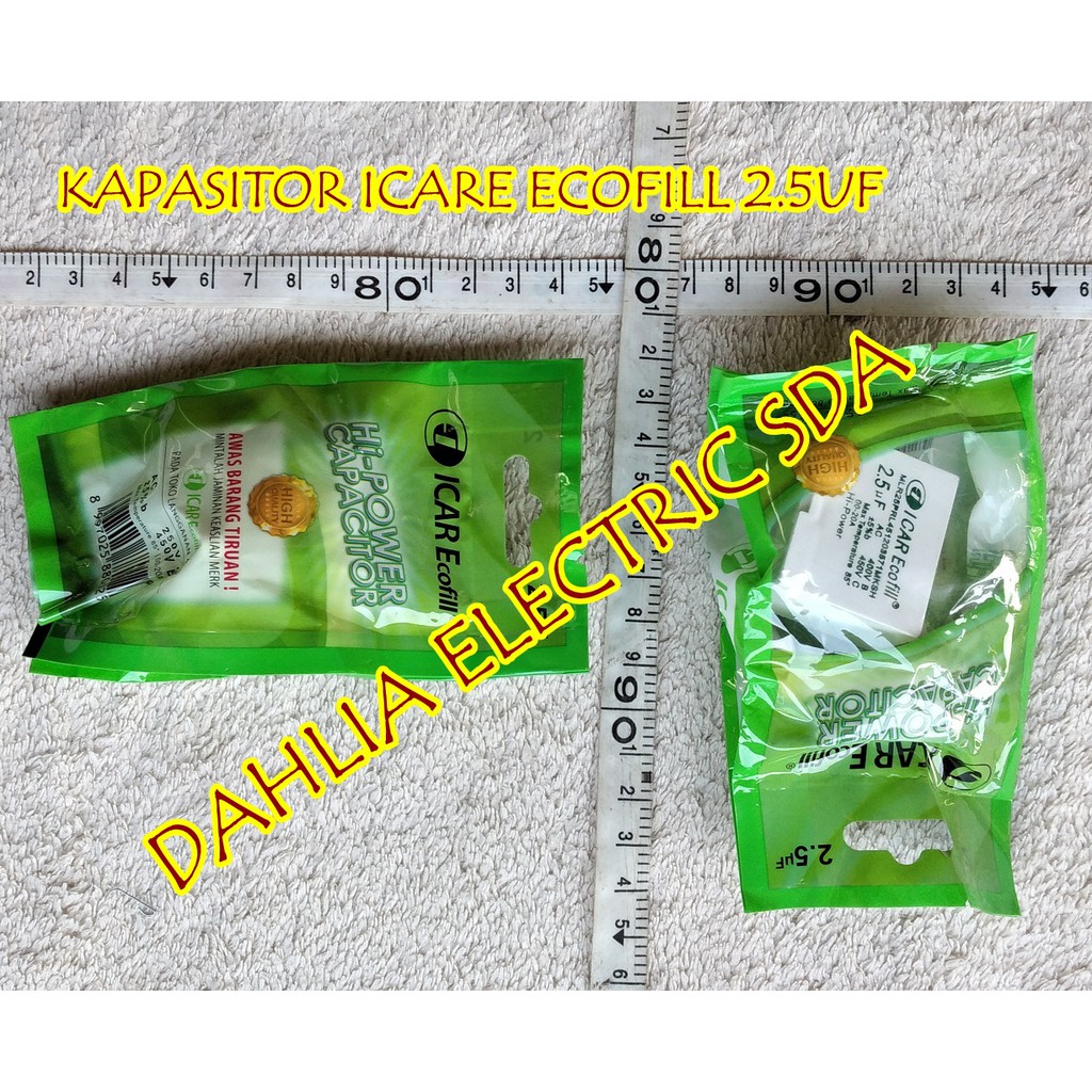 Jual KAPASITOR ICARE ECOFILL 2.5UF | Shopee Indonesia