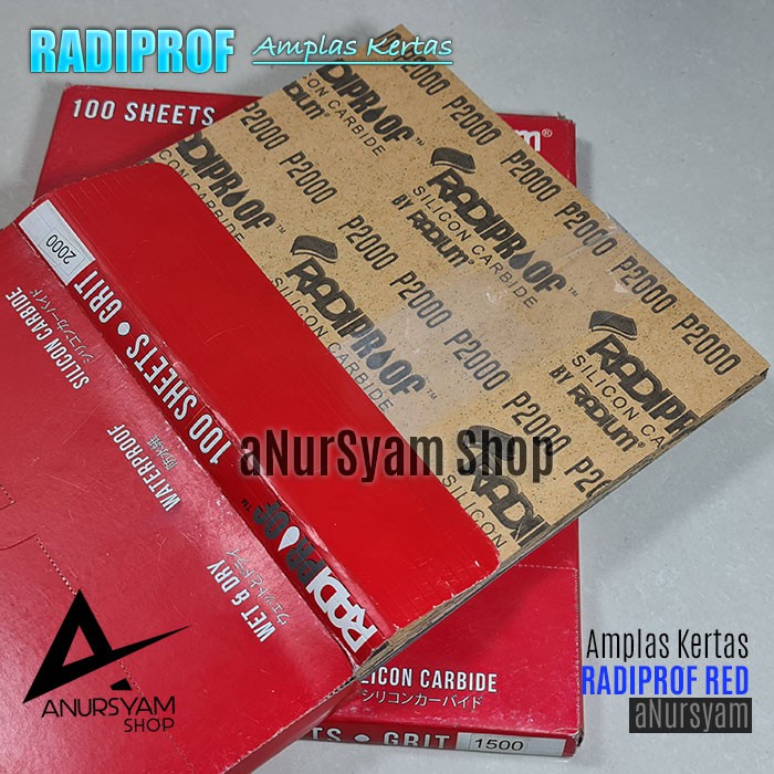 Jual Amplas Duco RADIPROOF Grit 1500 2000 / Amplas Lembaran Amplas ...