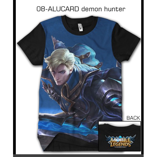 Jual BAJU KAOS PRIA COSTUM PRINTING TSHIRT 3D MOBILE LEGEND alucard ...