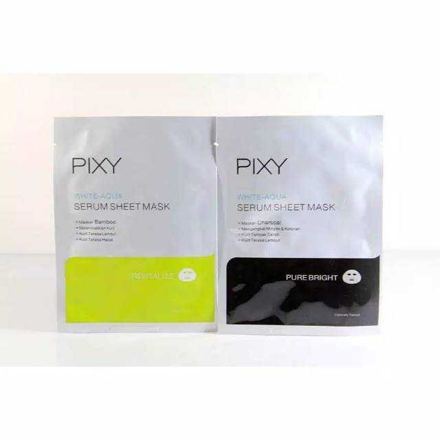 Jual Pixy White Aqua Serum Sheet Mask 20g | Shopee Indonesia