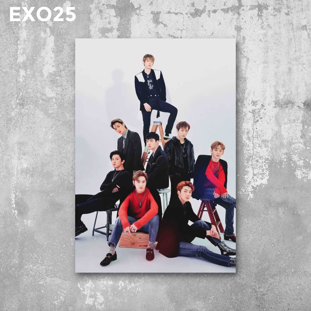 Jual Poster EXO Kayu A4 EXO25 | Shopee Indonesia