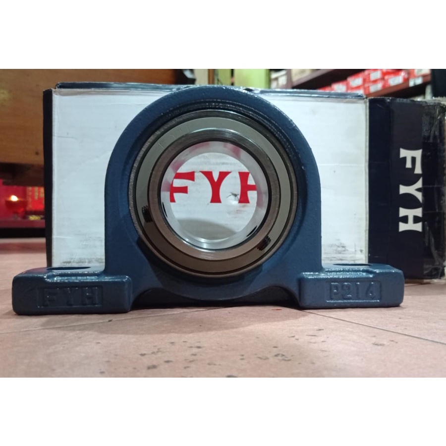 Jual Bearing UCP 214 FYH Jepang / Klahar duduk / Bearing Pillow Block | Shopee Indonesia