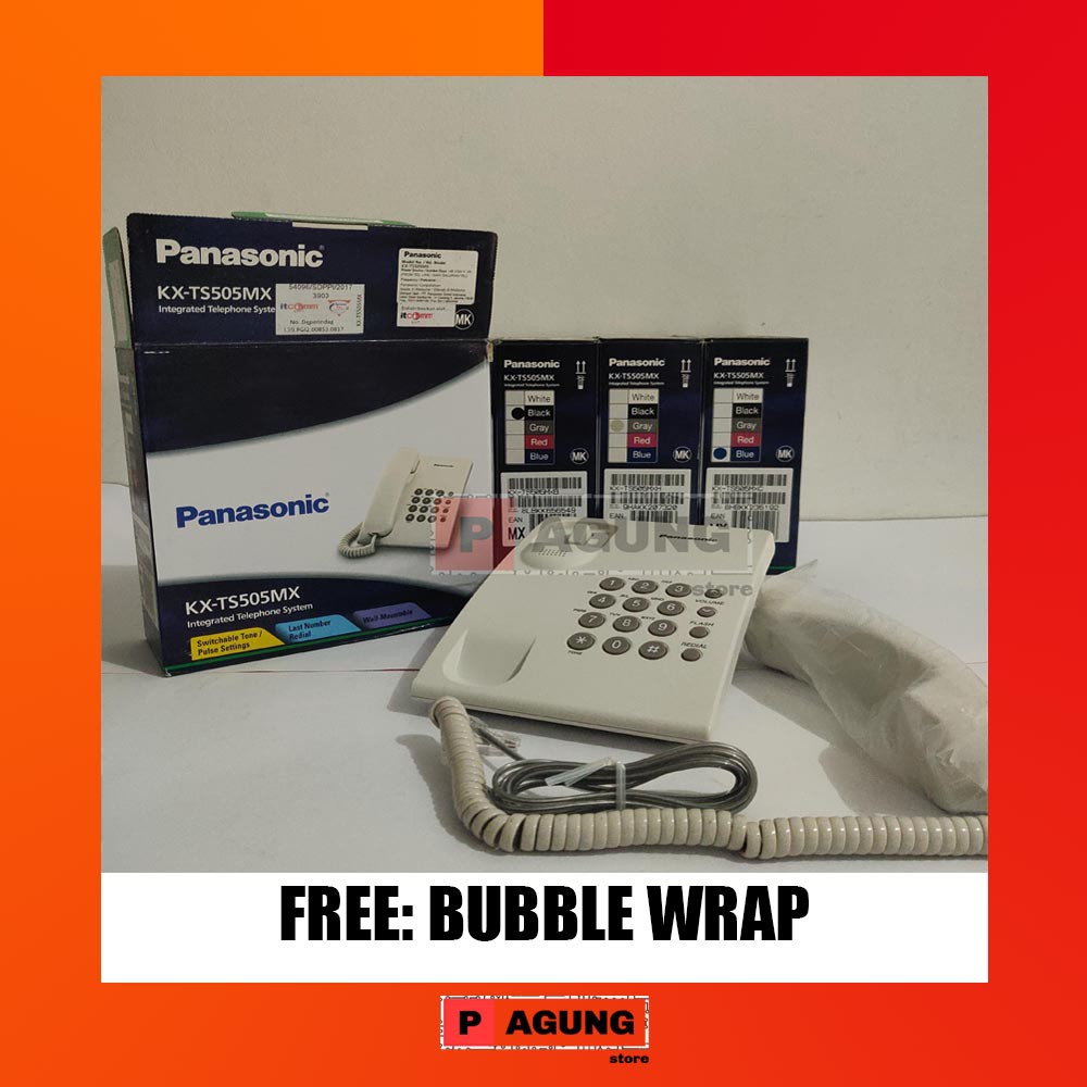 Jual Telepon Rumah Kantor Panasonic KX-TS505 / TS 505 | Shopee Indonesia